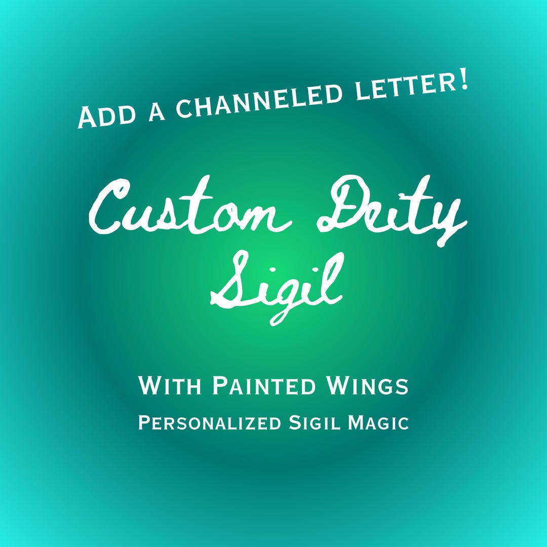 Custom Deity Sigil + Channeled Letter | Personalized Sigil Magic ...