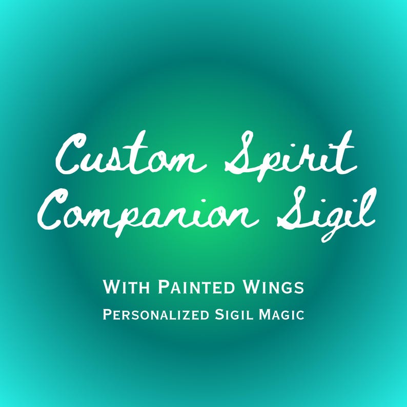 Custom Spirit Companion Sigil | Personalized Sigil Magic - Etsy