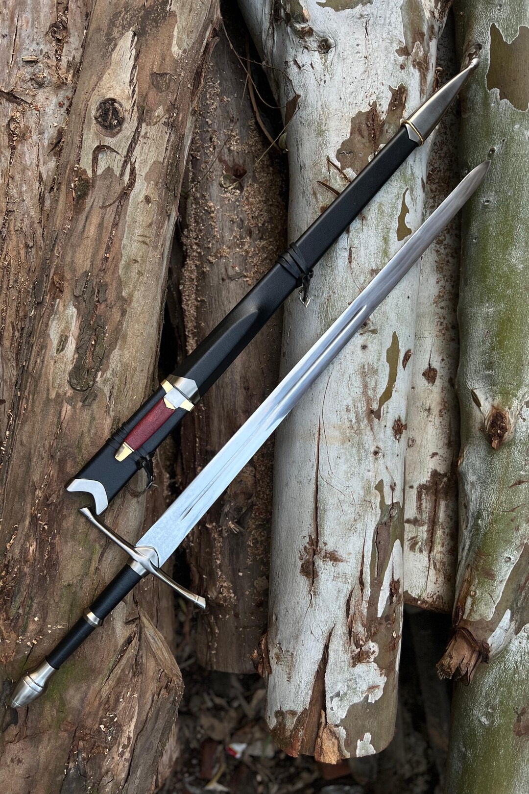 Medieval Viking Sword Replica - Hand Forged Master Sword Blade Cosplay ...