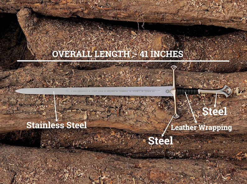 Rhindon Sword of Prince Peter – Chronicles of Narnia Inspired Full-size ...