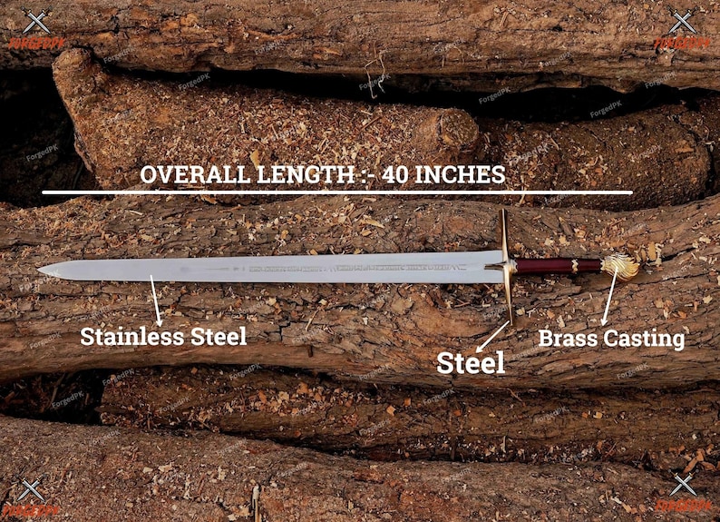 Rhindon Sword of Prince Peter – Chronicles of Narnia Inspired Full-size ...