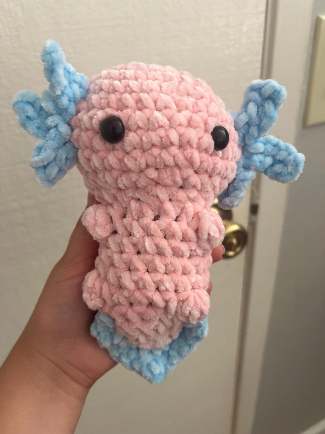 Axolotl Amphibian Cute Crotchet Animal Softy Creature Toy Stuffy ...