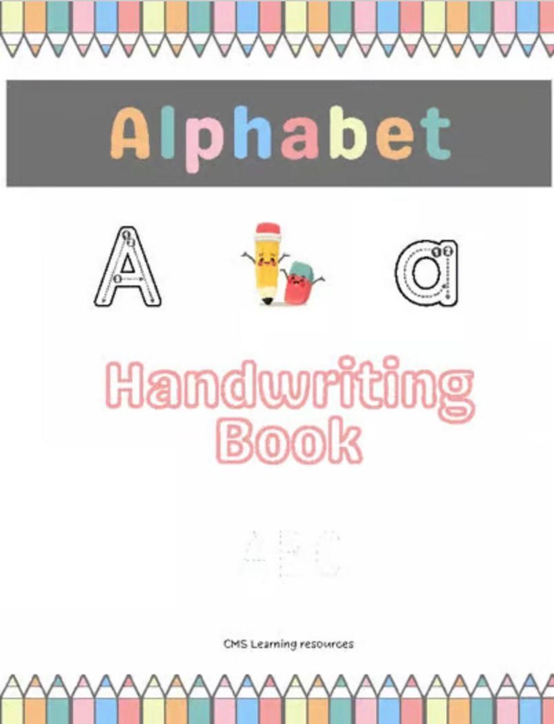 Alphabet Handwriting Workbook - Etsy