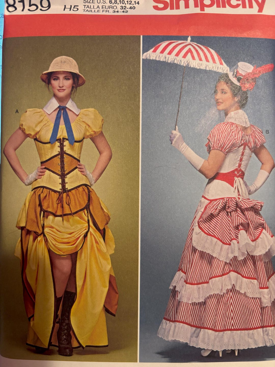 Simplicity Women's Cosplay Pattern #8159- New - Etsy