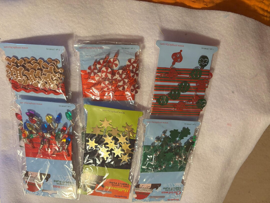 Assorted Christmas Trims - Etsy