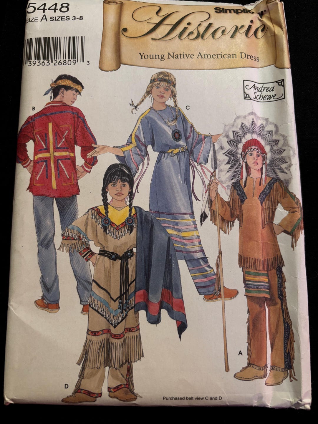 Native American Pattern- Childs Sizes- Uncut - Etsy