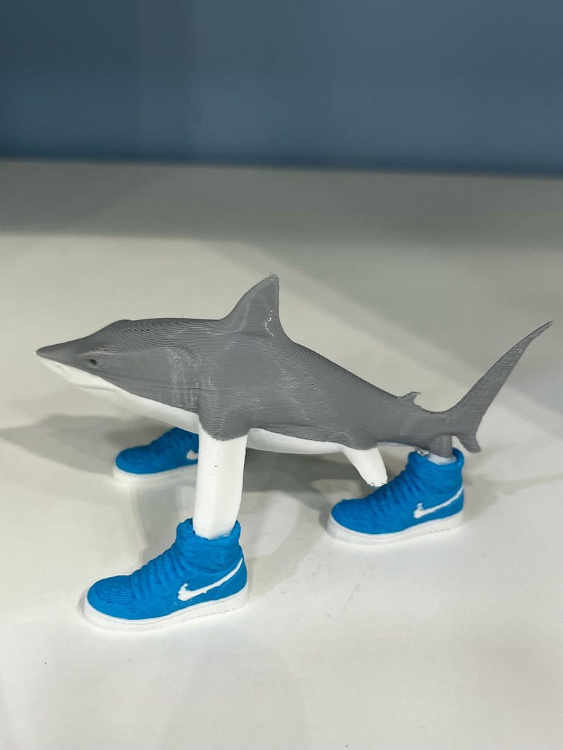 Tralalero Tralala Shark, Tiktok Viral Meme Toy, Brainrot Decoration ...