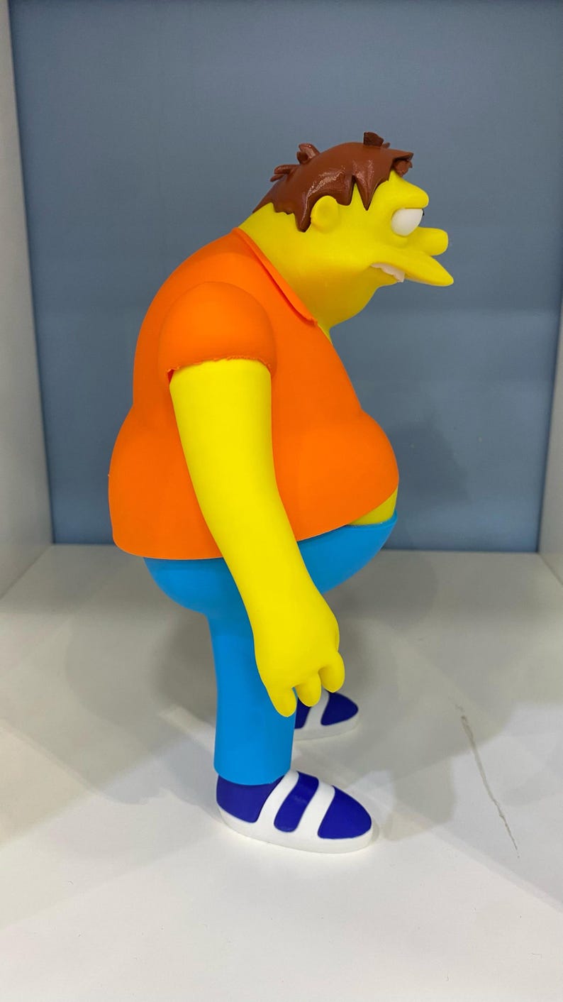 Barney Gumble in 3D, Barney Gumble 3D Figure, Barney Gumble 3D Figure ...