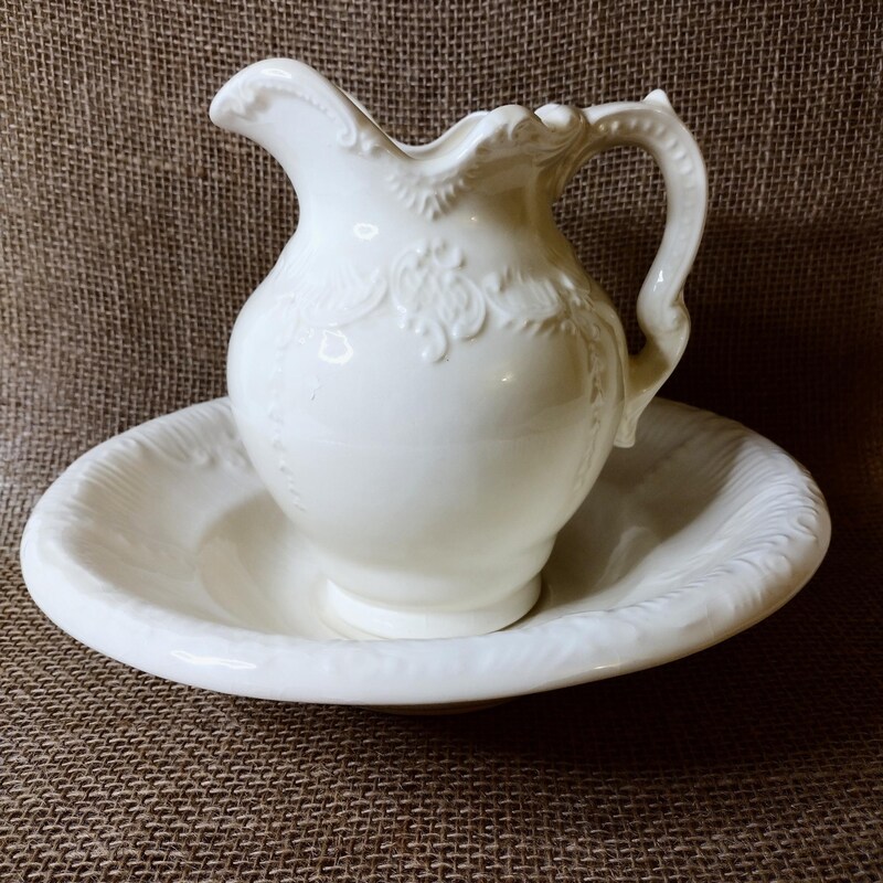 Pitcher and Bowl Set - Etsy