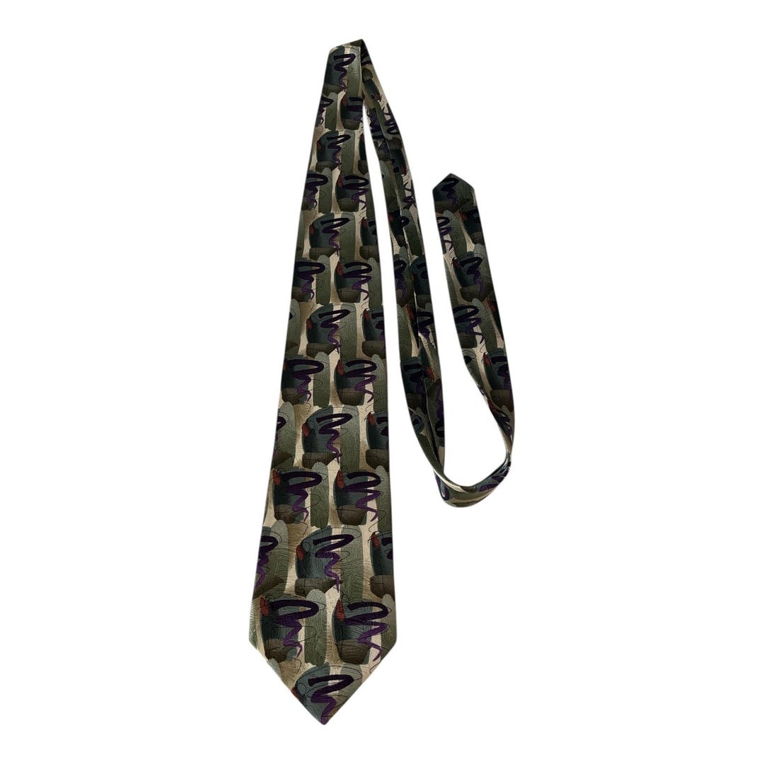 Vintage 1990s J. Garcia Jerry Garcia Silk Tie Happy Birthday Collection ...