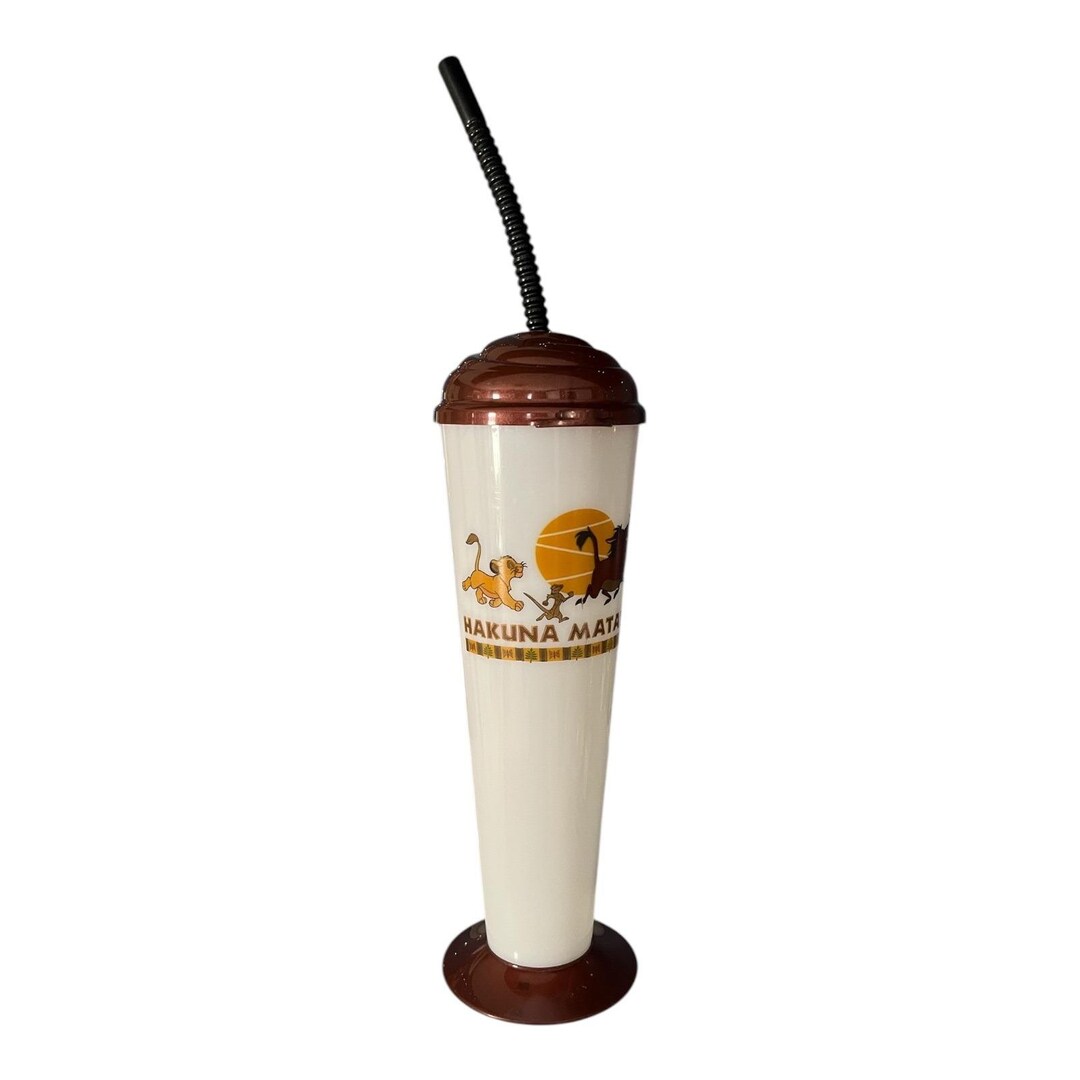 Disney the Lion King Hakuna Matata Souvenir Tumbler Cup W/ Straw ...