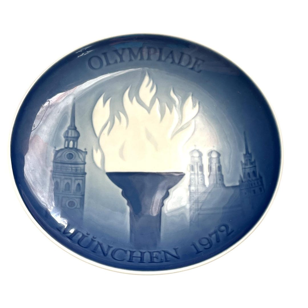 Bing & Grøndahl Munich 1972 Olympic Games Plate – Olympiade Torch ...