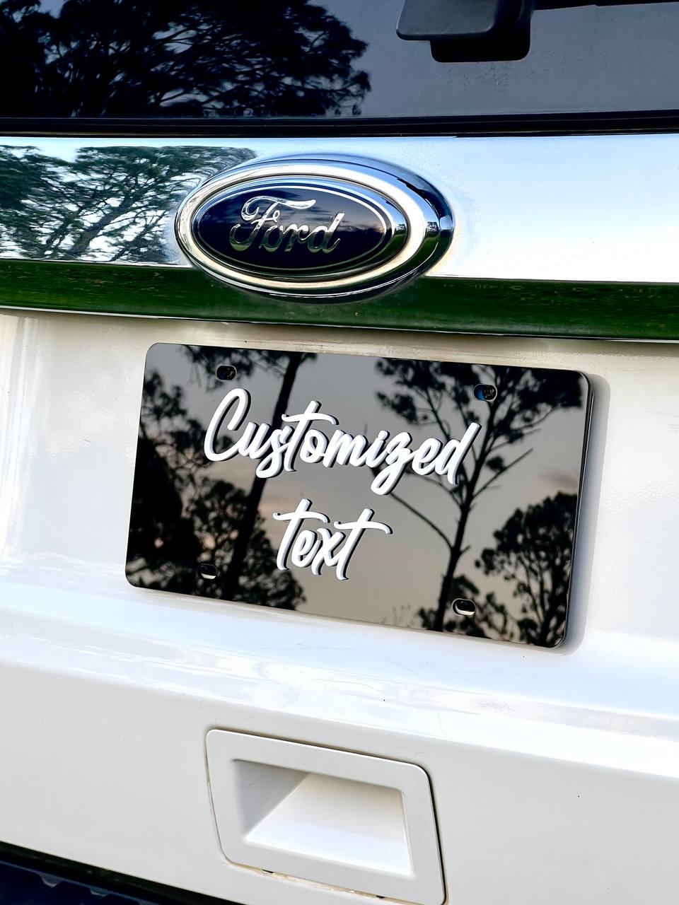 Custom License Plate for Front of Car | Custom Personalized License ...