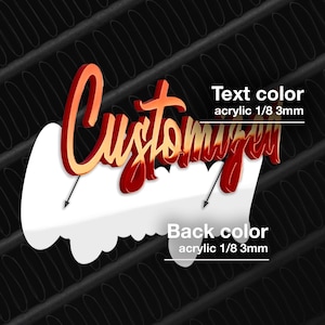 Nickname Custom Car Badge Name Emblem Badge Custom, Your Own Text Car ...