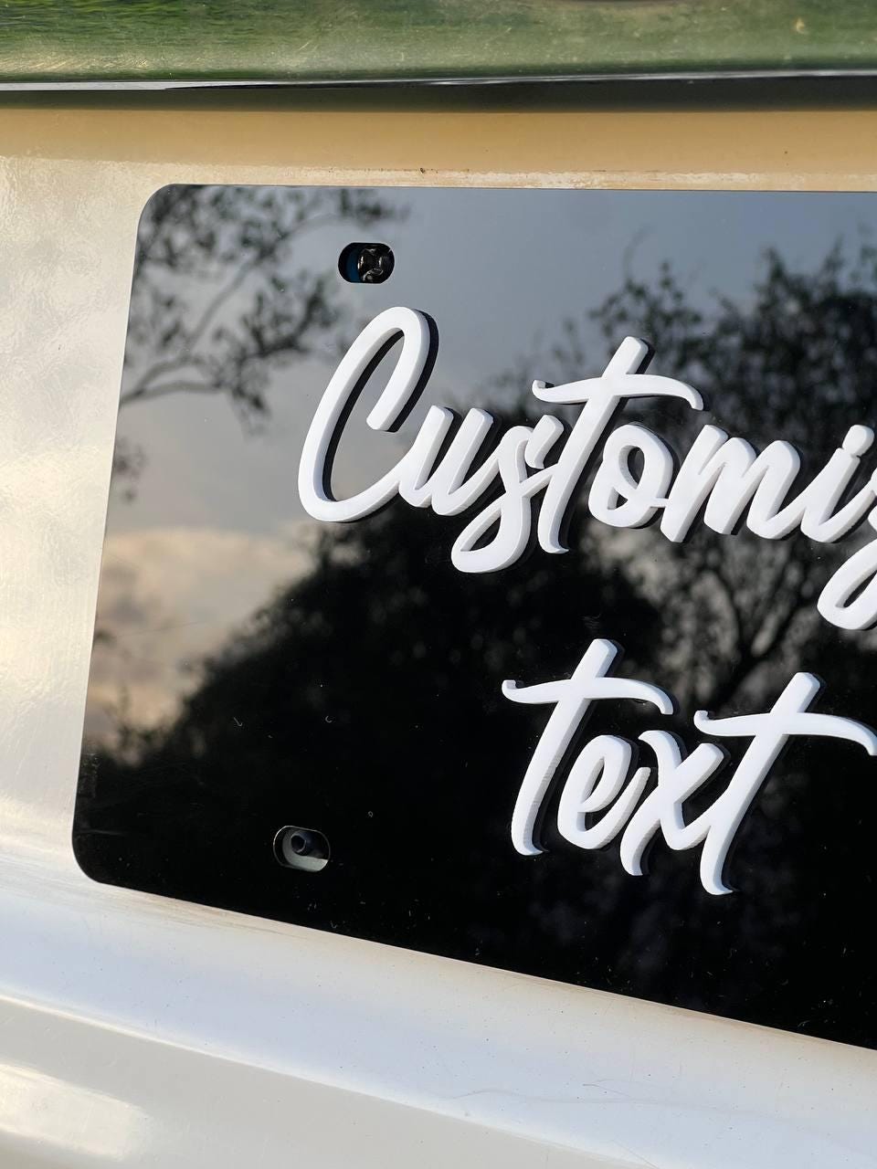 Custom 2D License Plate Personalized Plate | Custom Car Tags | 25 ...