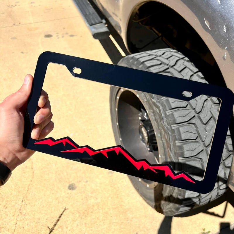 Jeep Licence Frame - Etsy