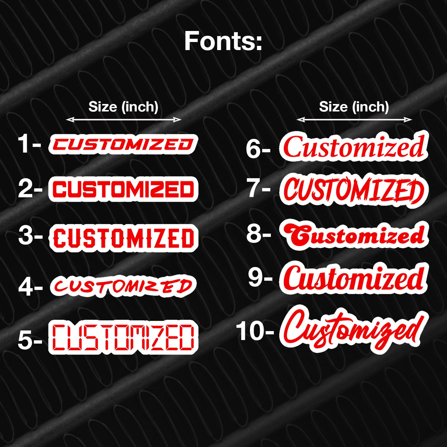 Custom License Plate for Front of Car | Custom Personalized License ...