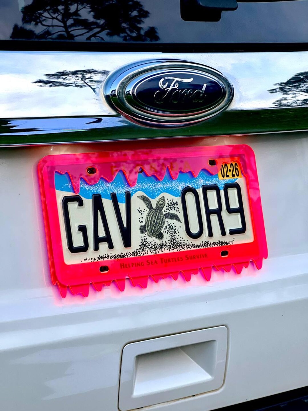 Slime License Plate Frame Cover, Car Show, JDM Plate, Tuner Plate, Car ...