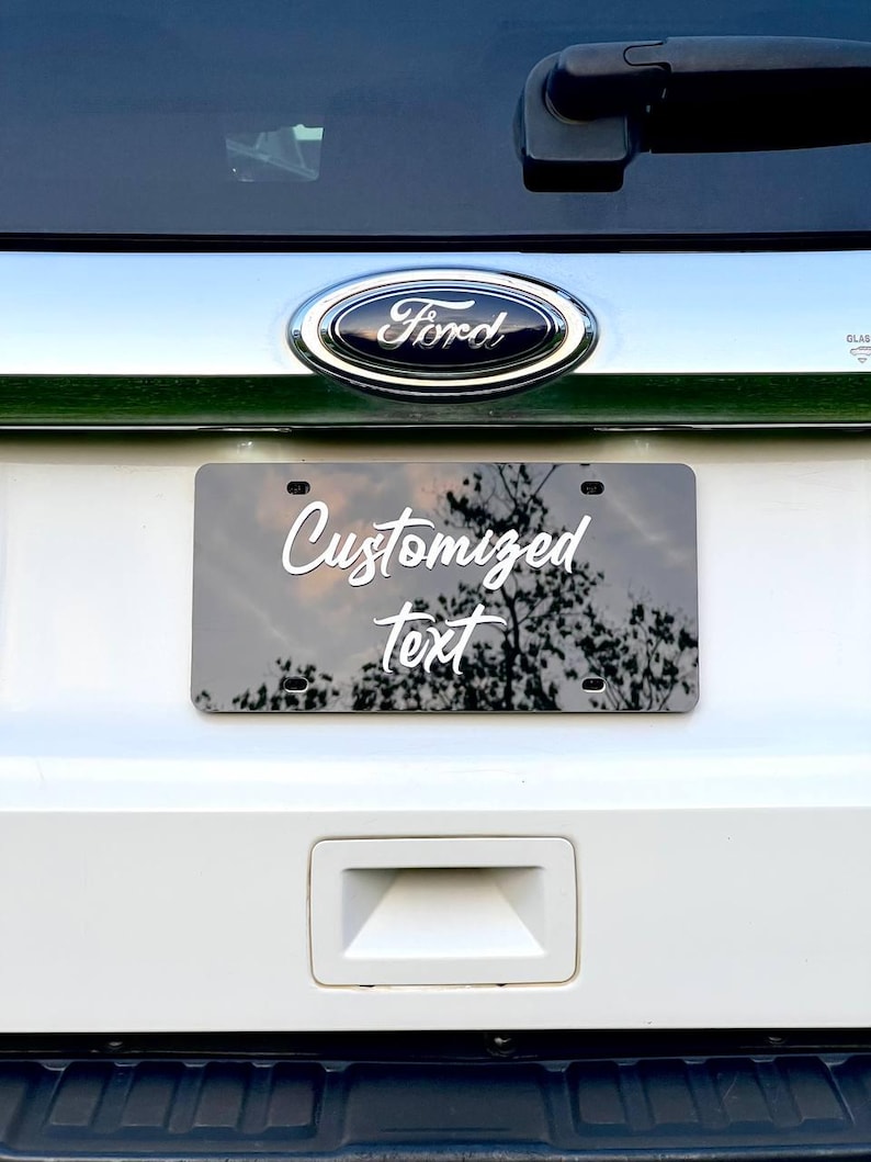 Custom License Plate for Front of Car | Custom Personalized License ...
