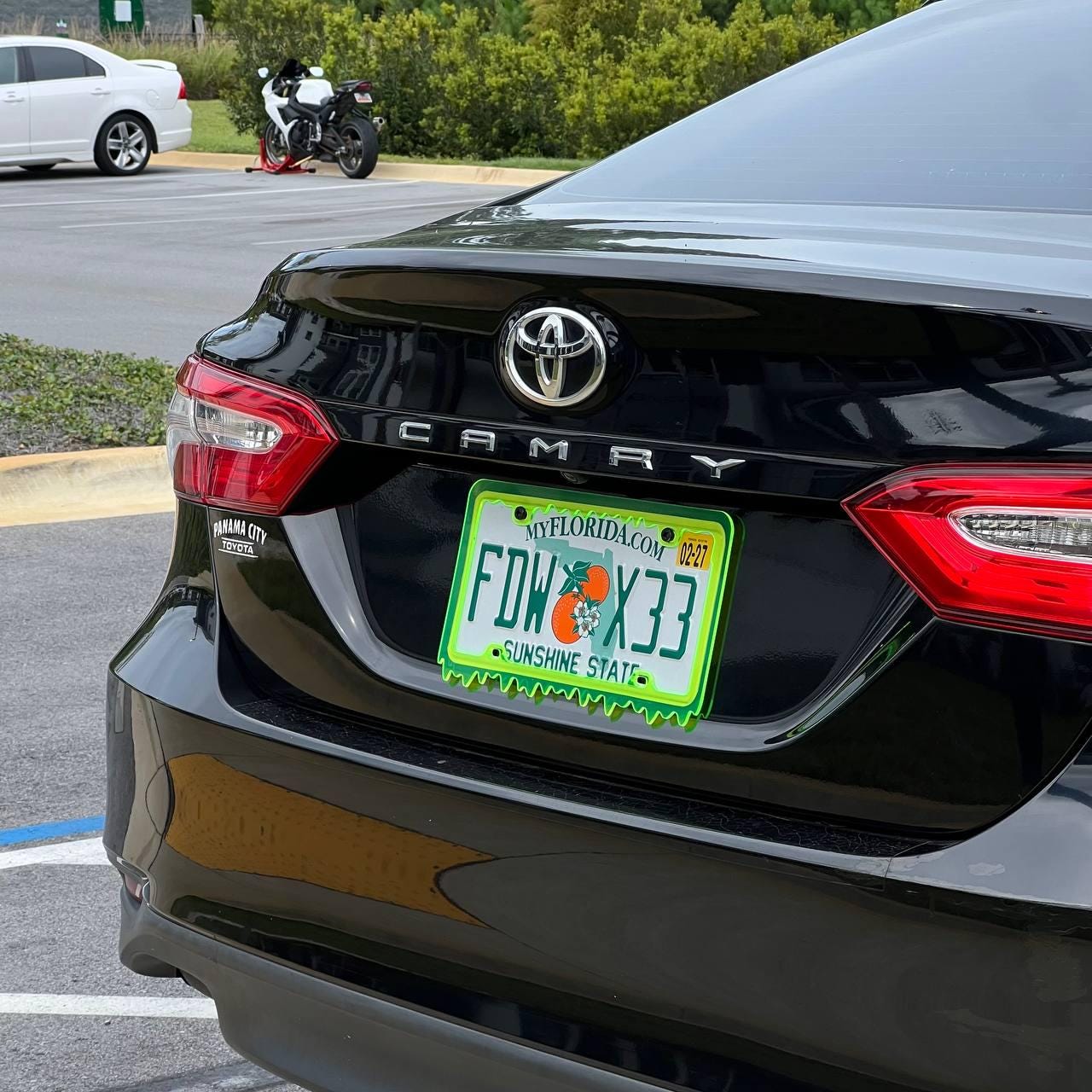 Slime Ooze License Plate Frame – JDM Car Show Tuner Plate Cover, Unique ...