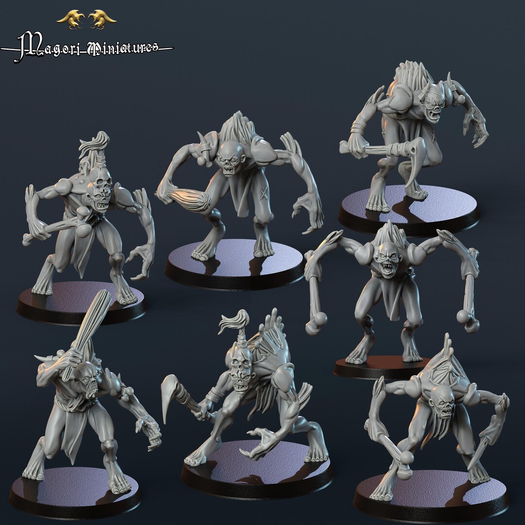 Modular Ghouls- Magori Miniatures - Etsy