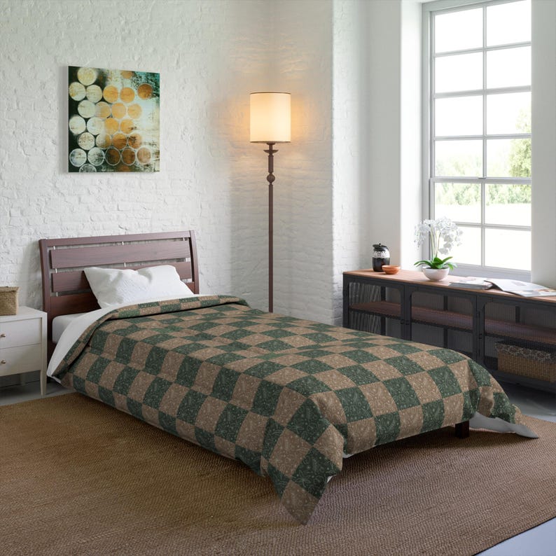 Rustic Plaid Comforter, Cozy Quilt for Home Decor, Farmhouse Bedding ...