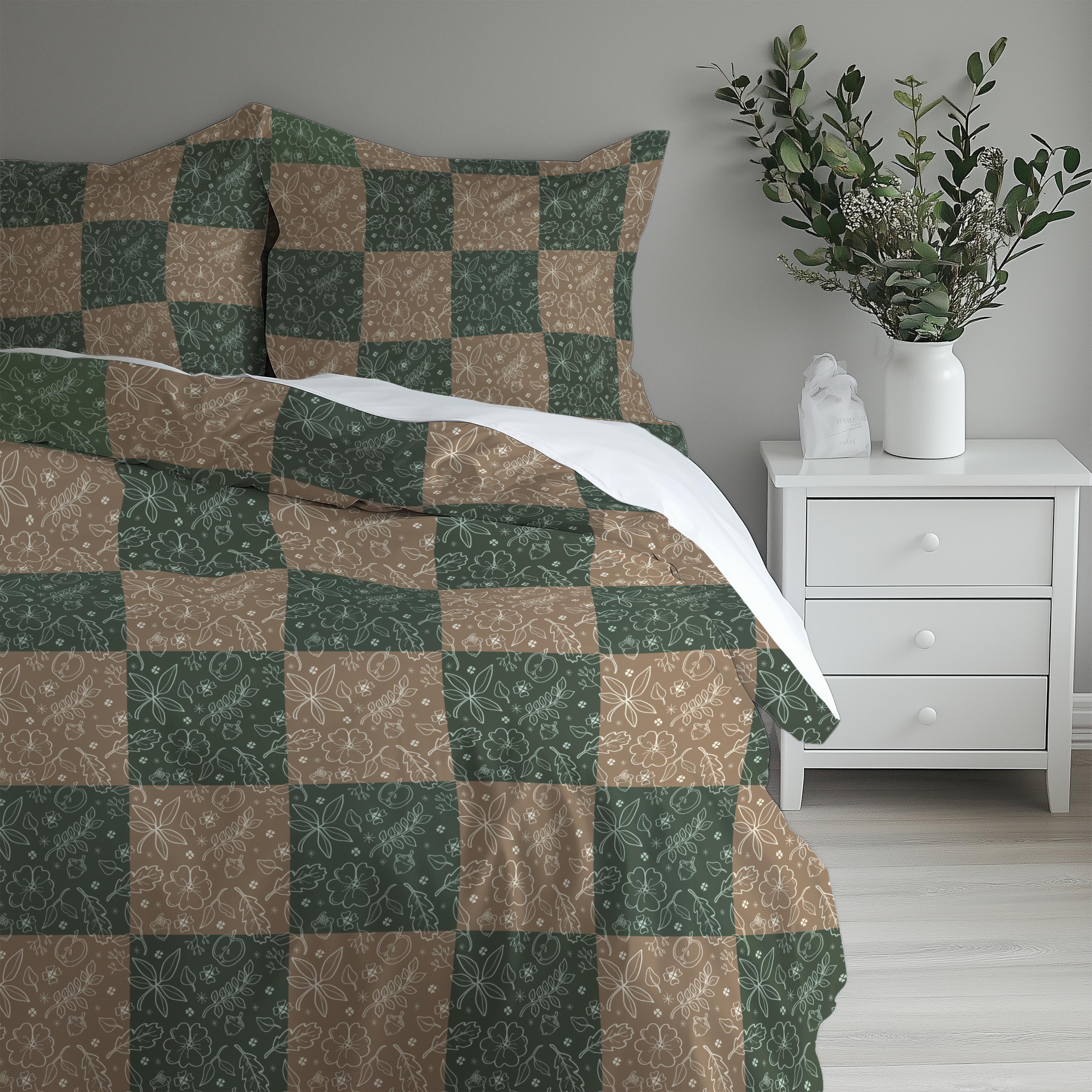 Rustic Plaid Comforter, Cozy Quilt for Home Decor, Farmhouse Bedding ...