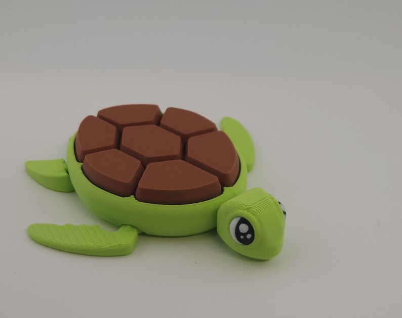 3D Printed Turtle Clicker Sensory Toy - Etsy