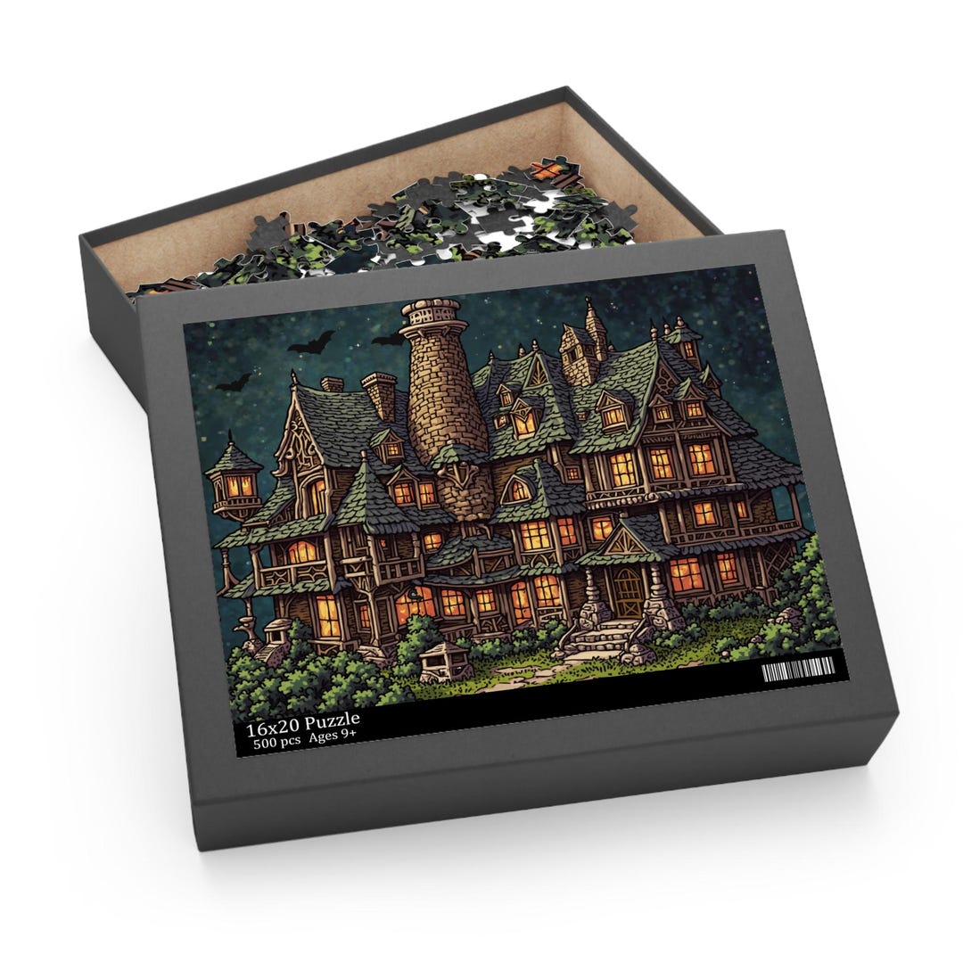 Haunted House Puzzle 120,252,500piece,(16×20in) - Etsy