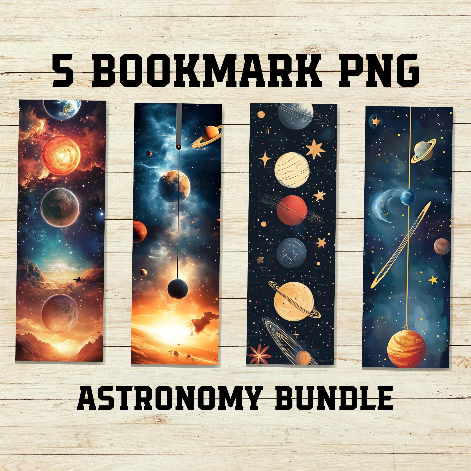 Astronomy Bookmarks PNG, Solar System Bookmark PNG, Space Lover Design ...