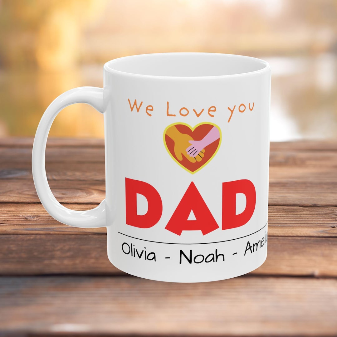 Personalized Dad Mug, Custom Father's Day Gift, Birthday Present, New ...