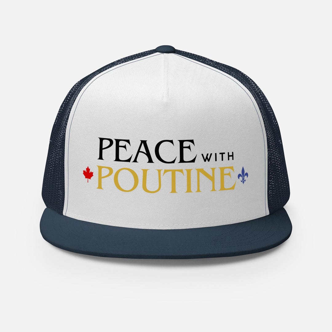 Peace With Poutine! Trucker Cap - Etsy
