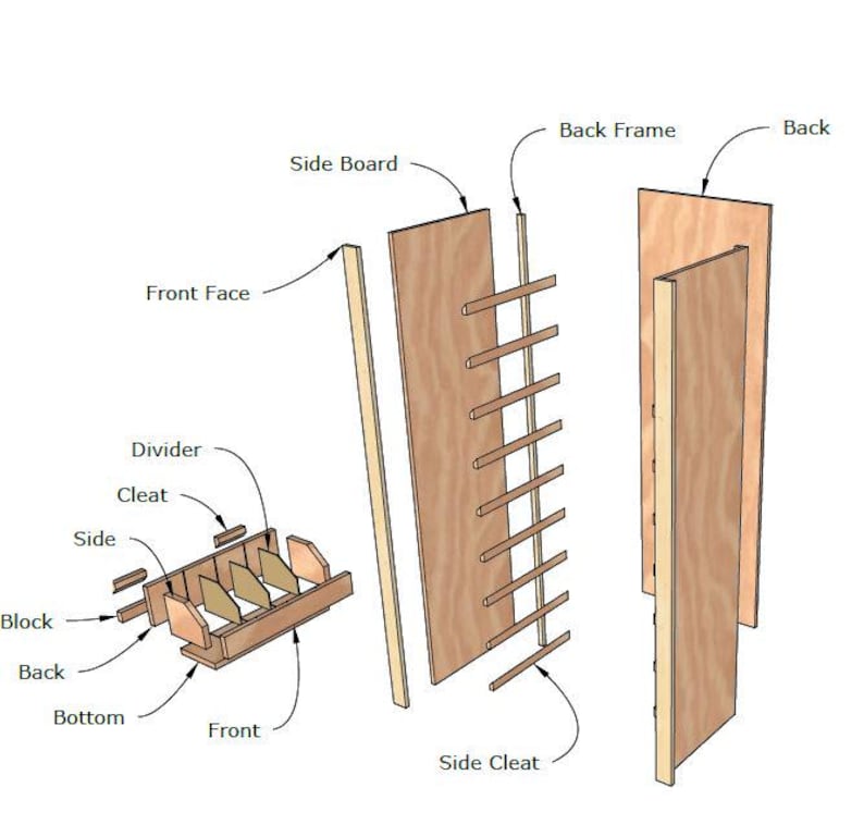 French Cleat Storage Fasteners, Tools, Shoes, Crafts, Endless ...