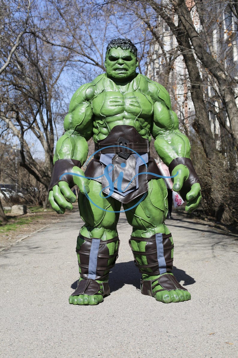 Realistic Hulk Costume for Adults Custom Foam and Latex Muscle Suit ...