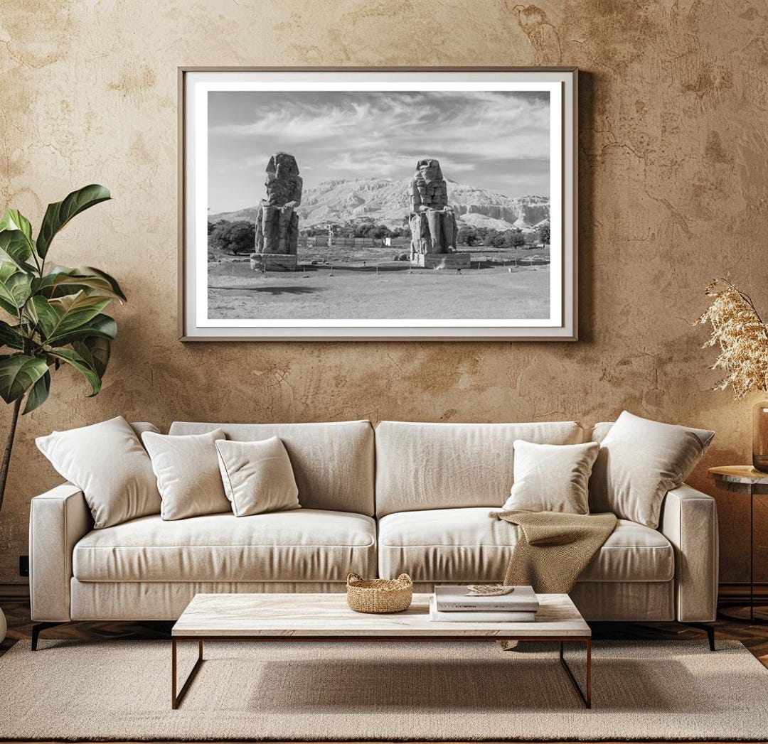 Colossi of Memnon Egypt Luxor - Etsy
