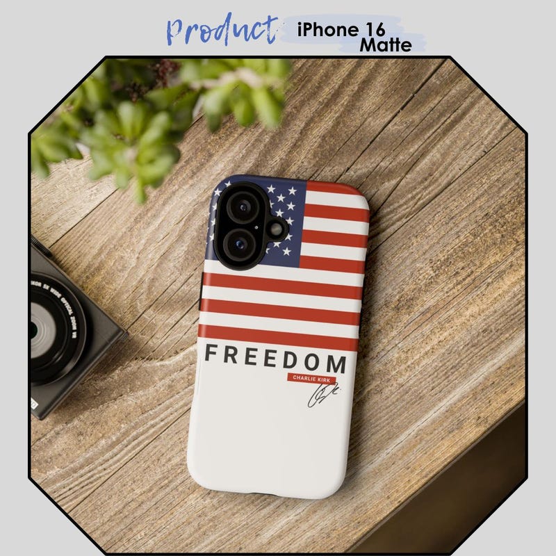Charlie Kirk Phone Case - Etsy