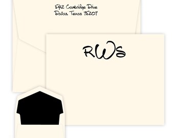 Personalized Mens Stationary Mens Stationery Set Mens Note Cards ...