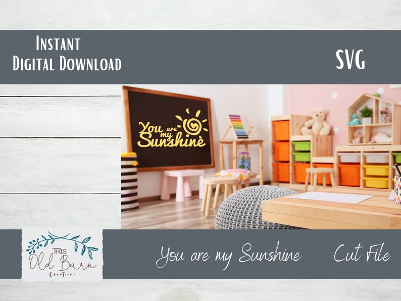 You Are My Sunshine SVG Cutting File - Etsy