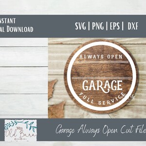Personalized Grandpa's Garage SVG Cutting File - Etsy