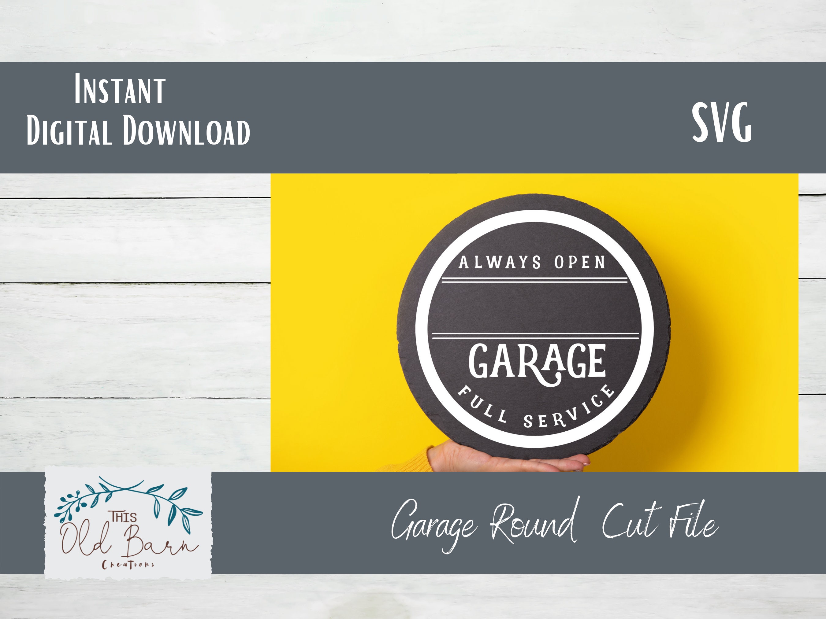Dad's Garage SVG DXF JPG Pdf Png Cutting File - Etsy