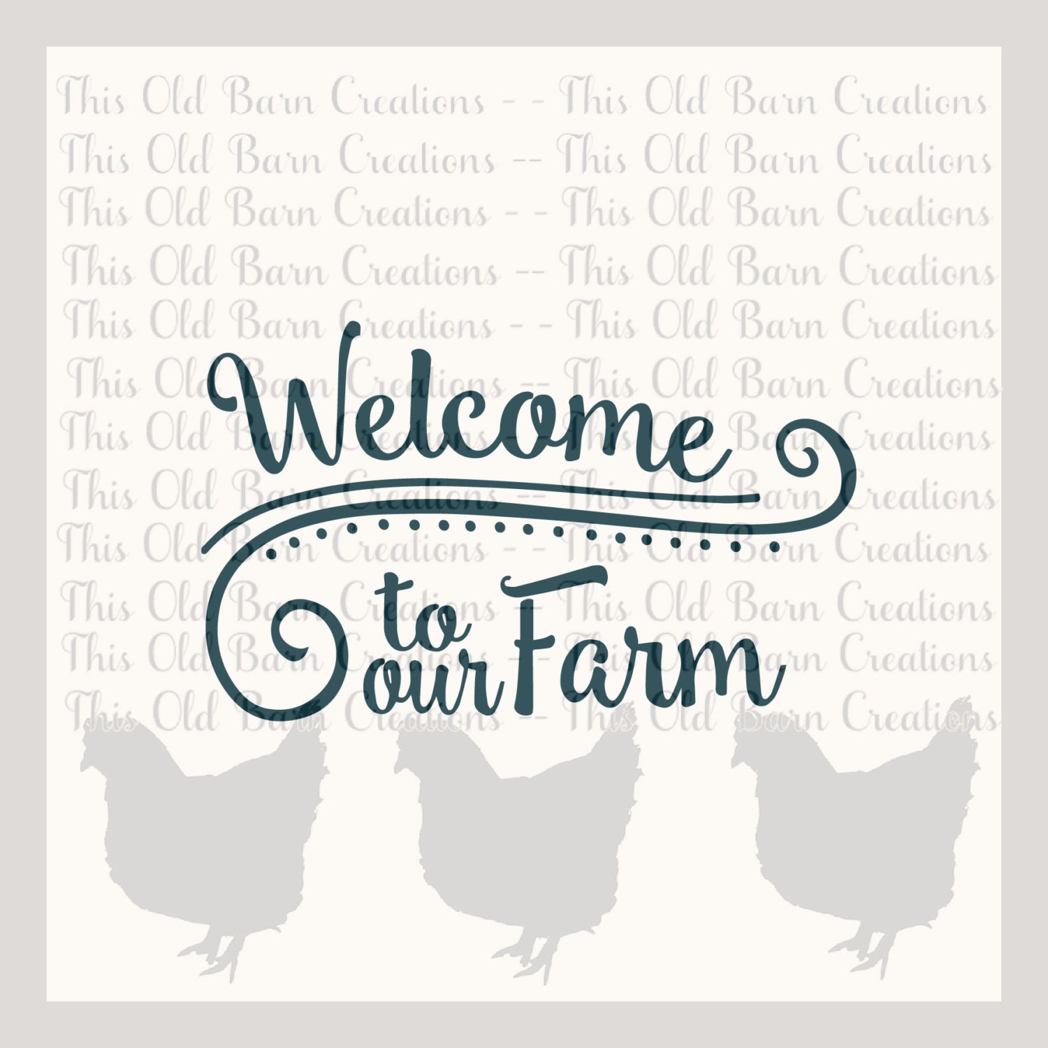 Welcome to Our Farm SVG Digital Cutting File This Old Barn - Etsy