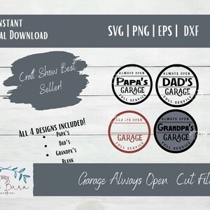 Personalized Grandpa's Garage SVG Cutting File - Etsy