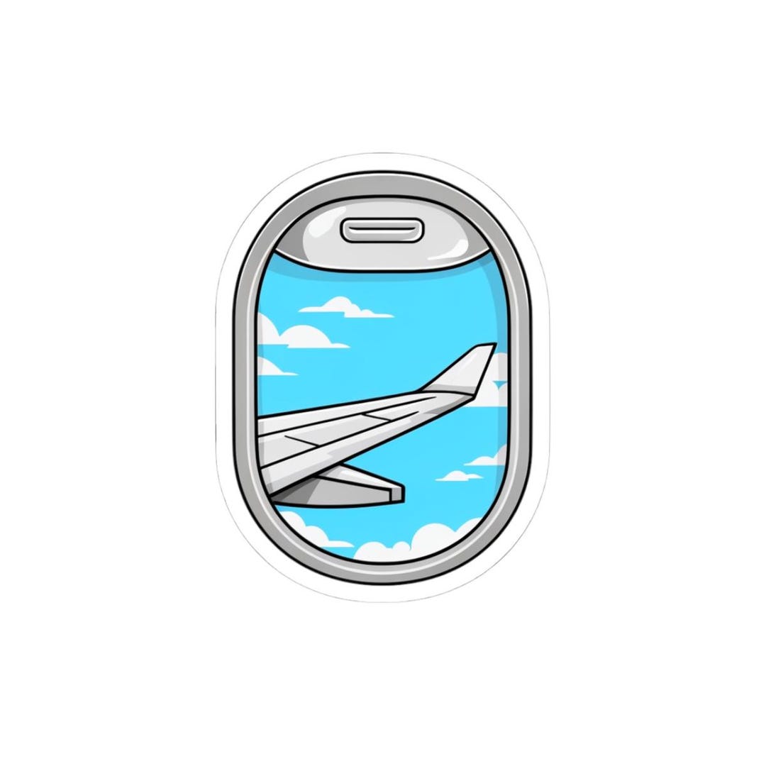 Airplane Window Stickers | Travel Decor, Laptop Décor, Gift for ...