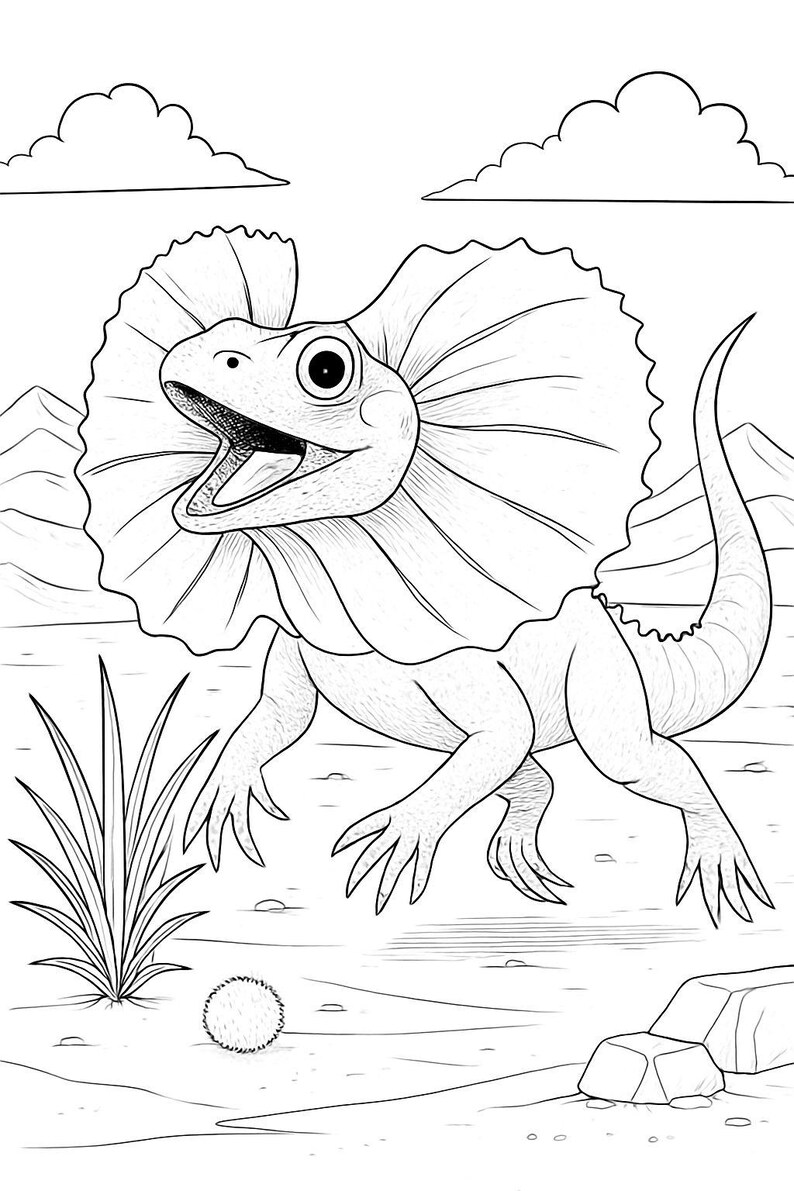 Printable Reptile Coloring Pages for Kids – 15+ Pages | Exotic Lizards ...
