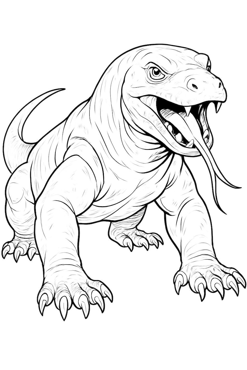 Printable Reptile Coloring Pages for Kids – 15+ Pages | Exotic Lizards ...