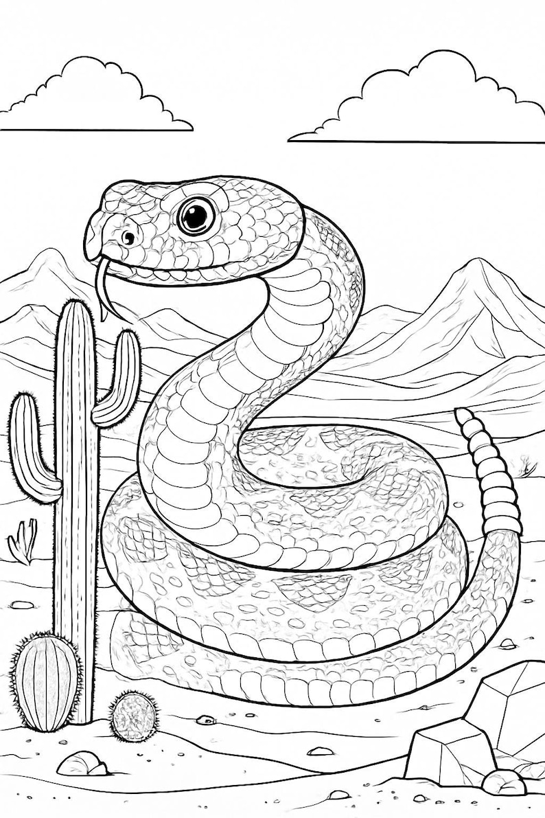 Printable Reptile Coloring Pages for Kids – 15+ Pages | Exotic Lizards ...