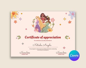Inside Out Certificate of Achievement Template Editable Certificate ...