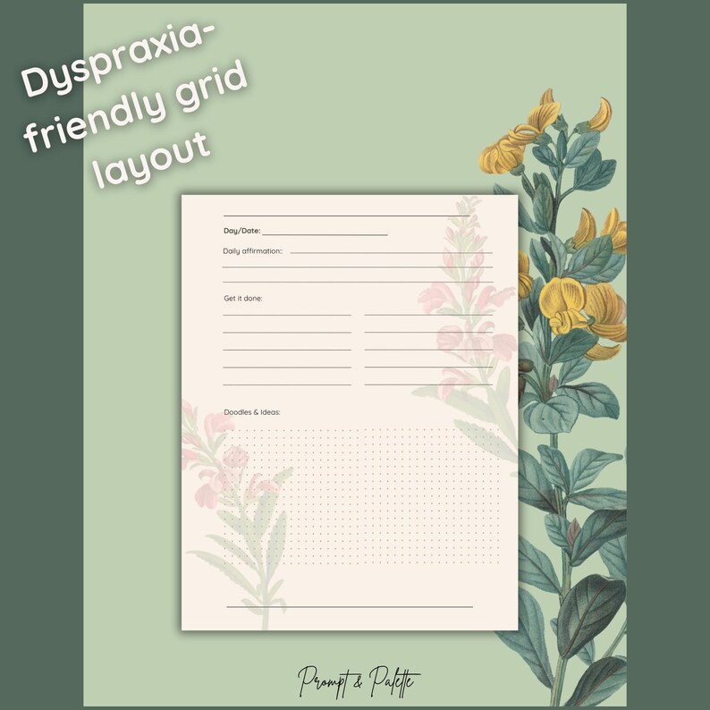 Mindfulness Journal Printable | Daily Planner Inserts | Habit Tracker ...