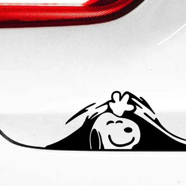 Snoopy Wall Decal - Etsy