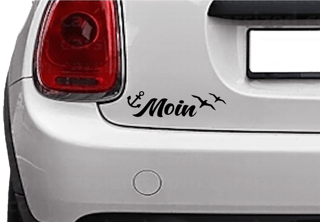 Moin Sticker North Sea Anchor Baltic Coast Holiday 15*4.5 Cm - Etsy
